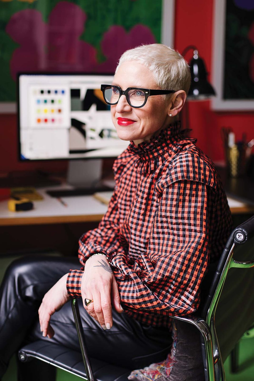 Inside the colourful life and home of Anna Campbell-Jones