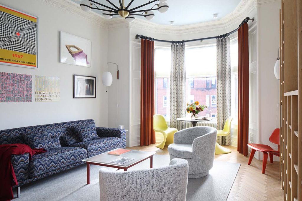 Inside the stylish renovation of a Glasgow tenement