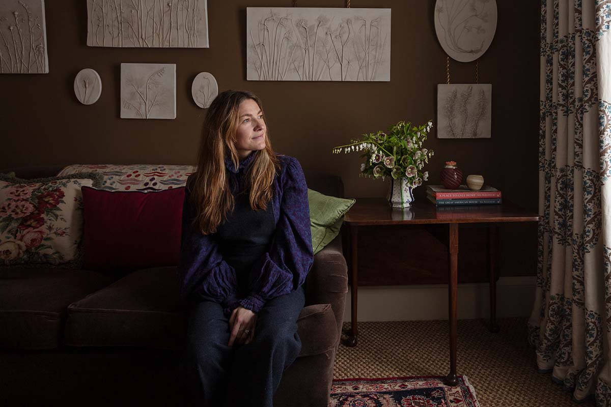 Katy Eccles shares floral imprint cast art in new collection