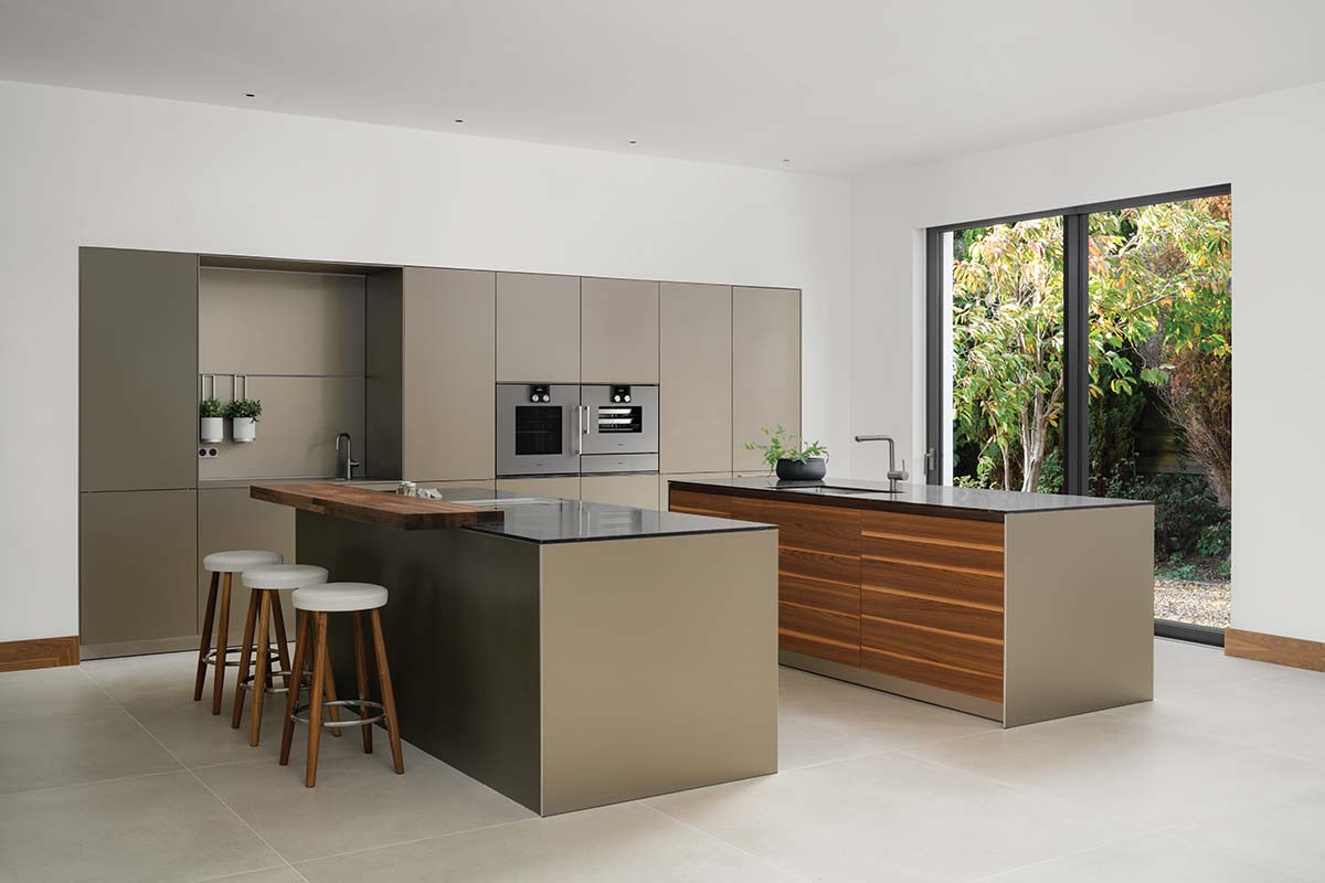 Hosting is at the heart of this multi-zoned kitchen