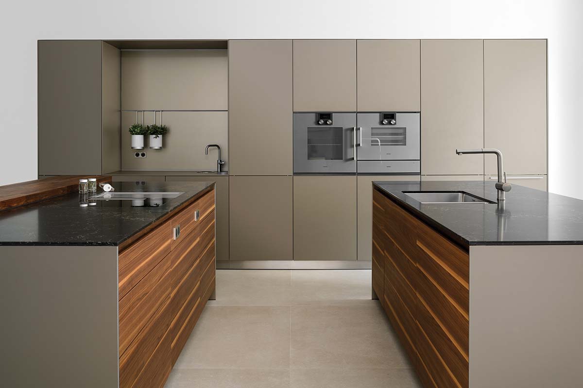 Hosting is at the heart of this multi-zoned kitchen