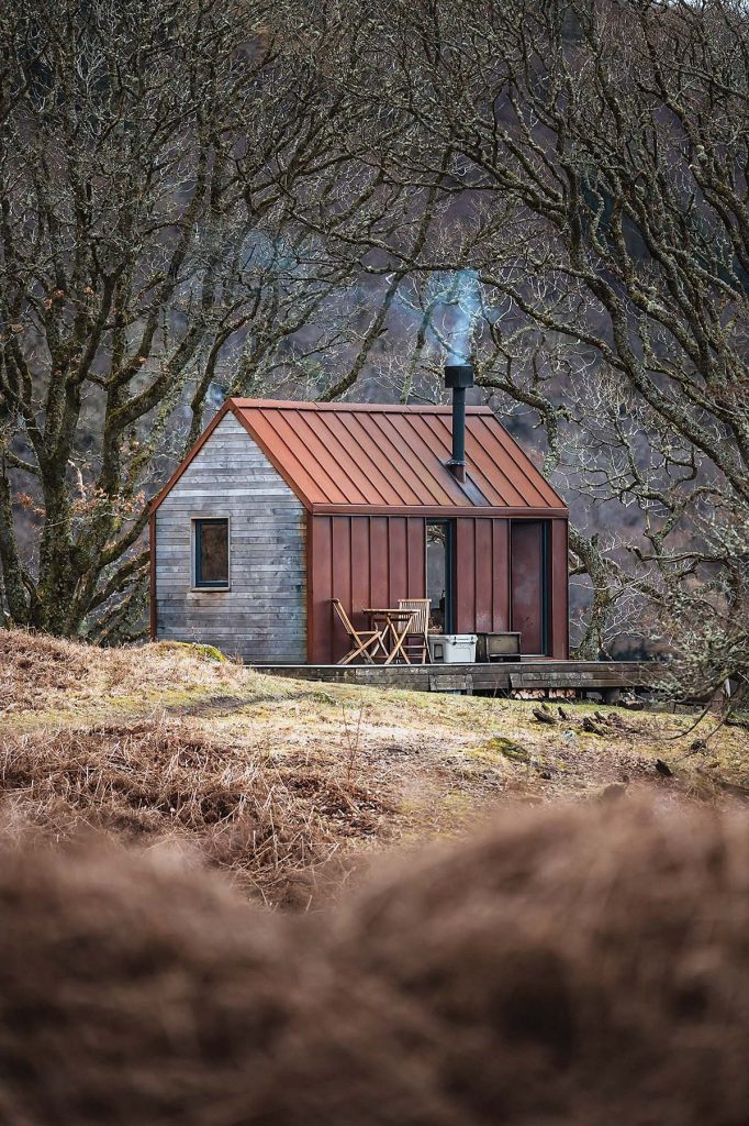 Experience wild Scotland at Inverlonan bothy by Loch Nell