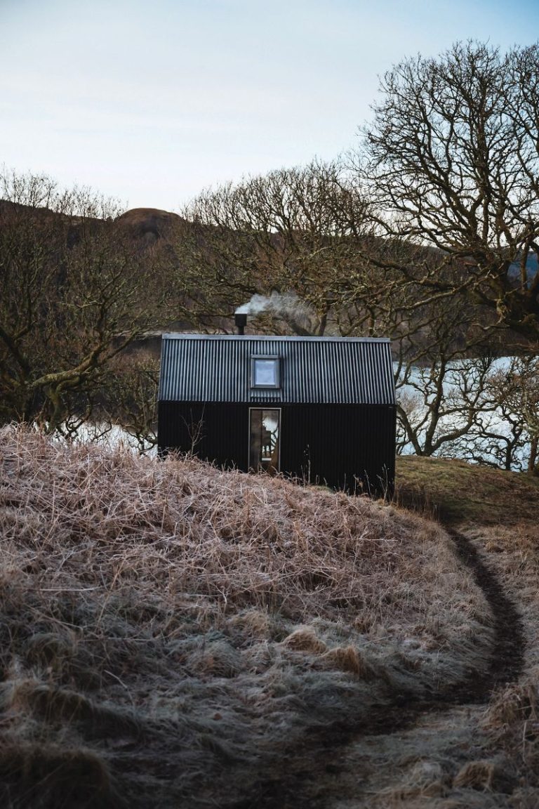 Experience wild Scotland at Inverlonan bothy by Loch Nell