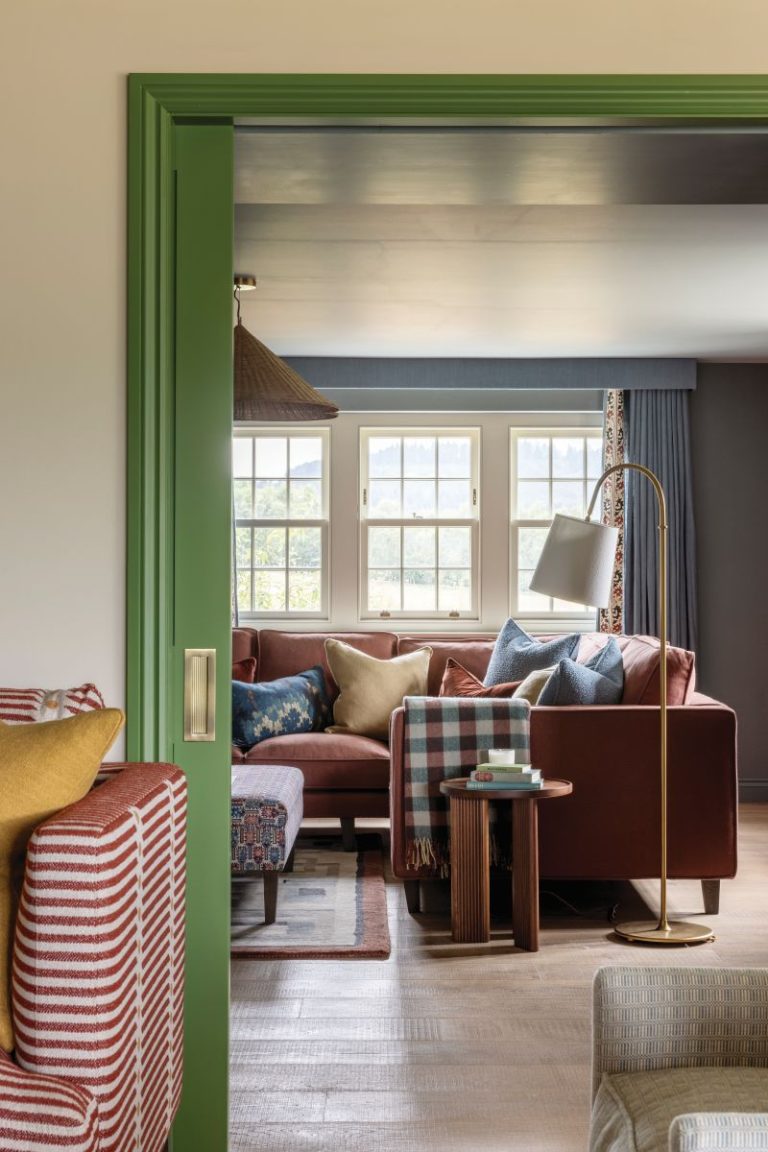 Fate brought designer and client together on this vivacious project ...