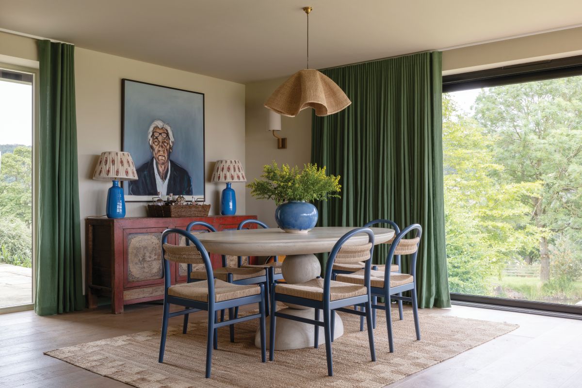 Fate brought designer and client together on this vivacious project ...